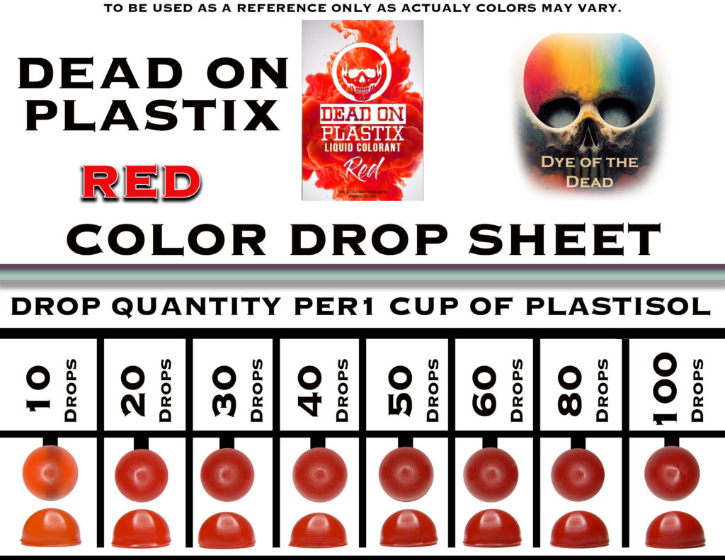 Color drop count pages – Dead On Plastix