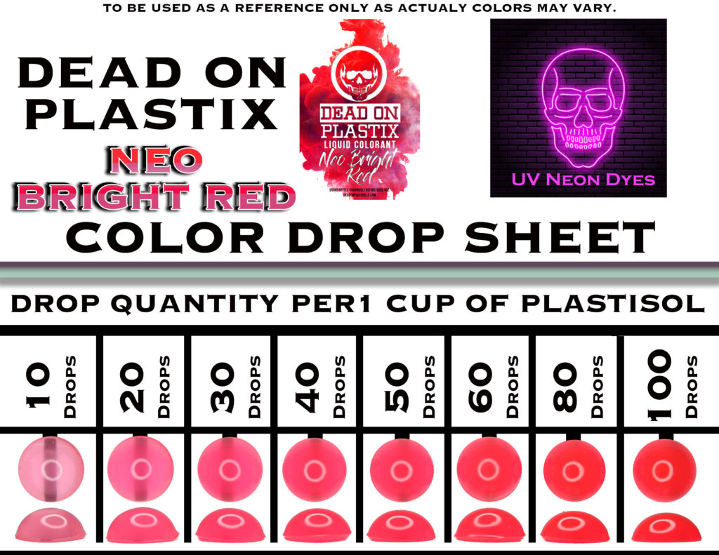 Color drop count pages – Dead On Plastix