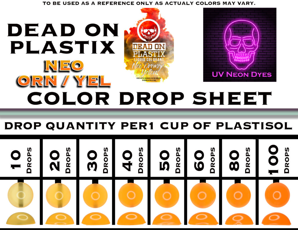 Color drop count pages – Dead On Plastix